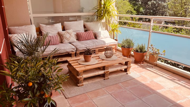 Bel Appartement Au Calme Climatisé Avec Terrasse - Le Tholonet