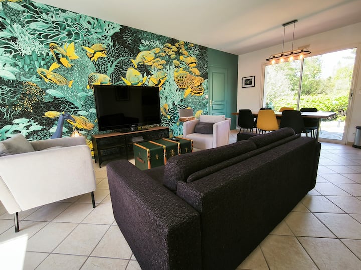 Villa Beau Rivage - Proche Plages - Jardin Clos - Saint-Michel-Chef-Chef