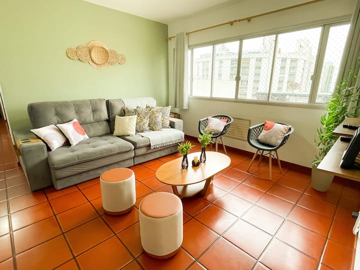 Apê Rústico | 90m Da Praia • Wi-fi 300mb + Garagem - Brazil