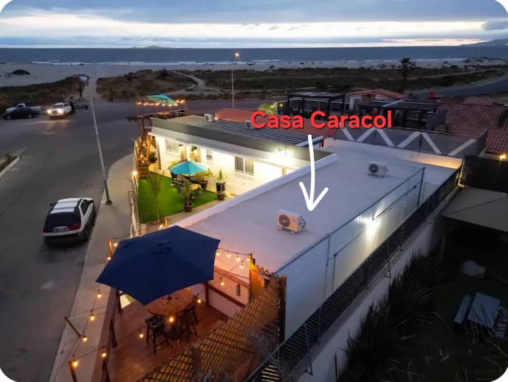 "Casa Caracol"
Frente Al Mar Con Playa - Ensenada