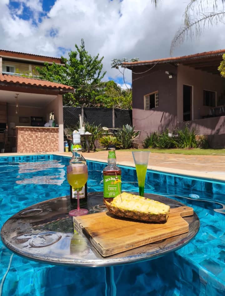 Casa De Campo Socorro Com Piscina
Lareira Redário. - 巴西
