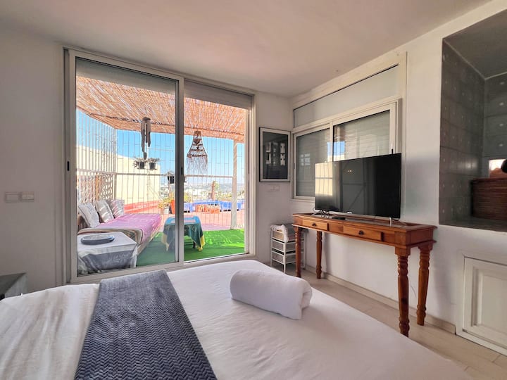 City Center Cozy Terrace Studio - Rabat