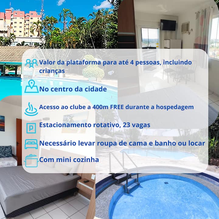 Flat's Acqua Ville I - Ap 1001 - Caldas Novas