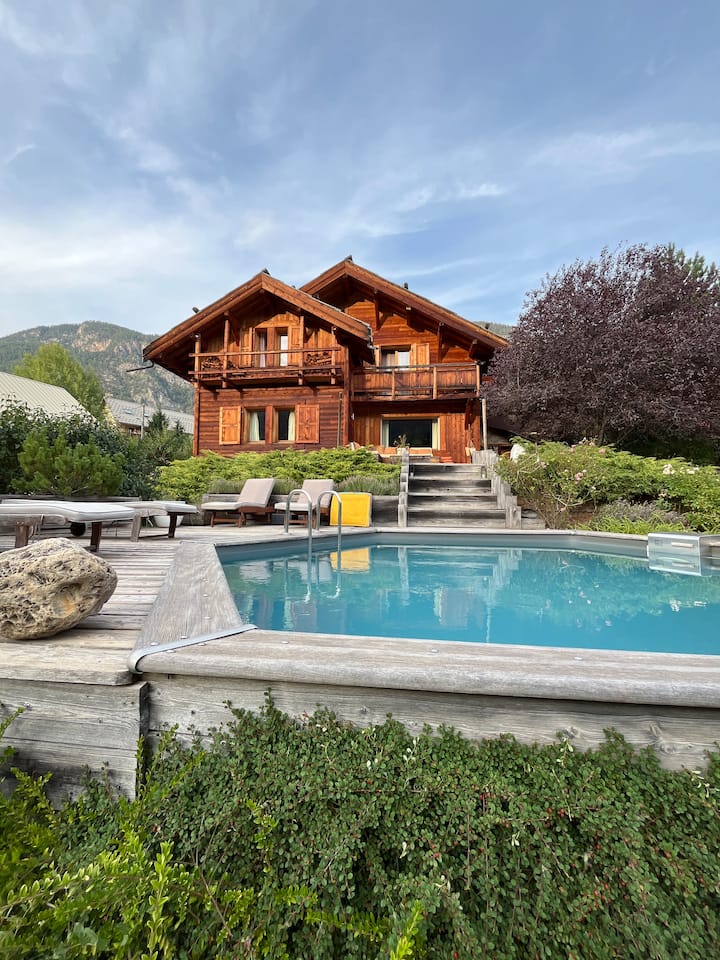 Chalet Familial Avec Vue Montagne - Briançon
