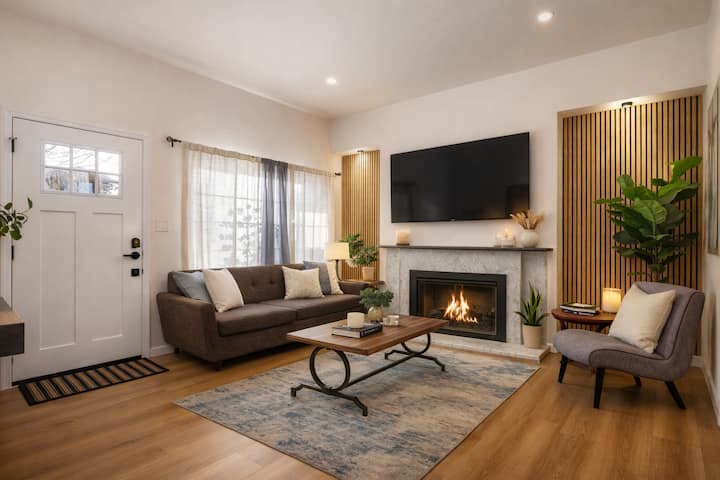 10-min Sfo *A/c* Modern Comfort 2br Family Retreat - San Mateo, CA