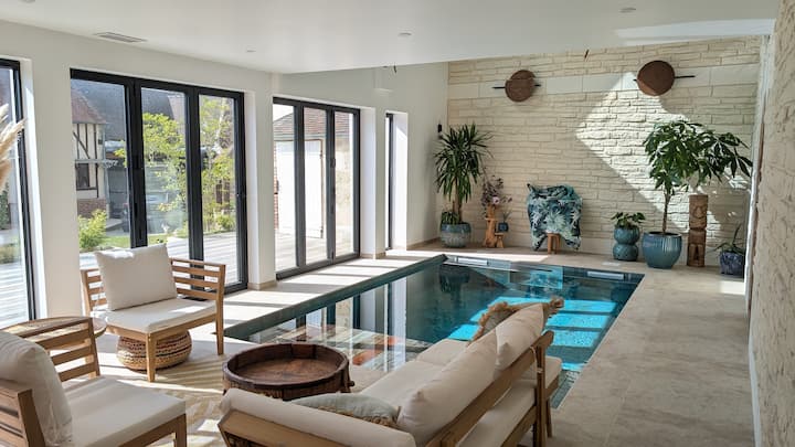 ÉVasion Bali : Grange Rénovée & Piscine Chauffée - Oise