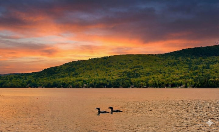 Romantic Waterfront Studio | Private Spa & View - Lake George, NY