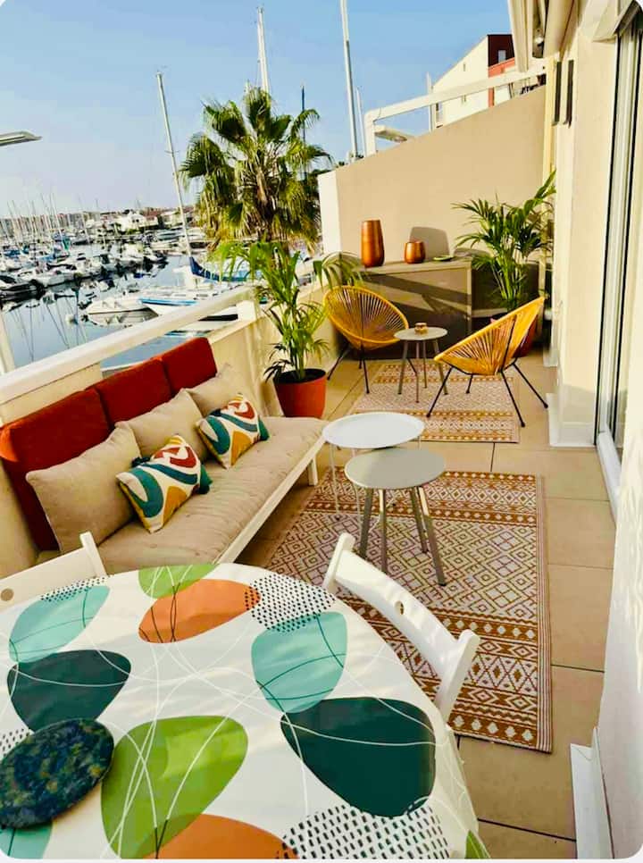 Jolie T2 Face Au Port - Agde