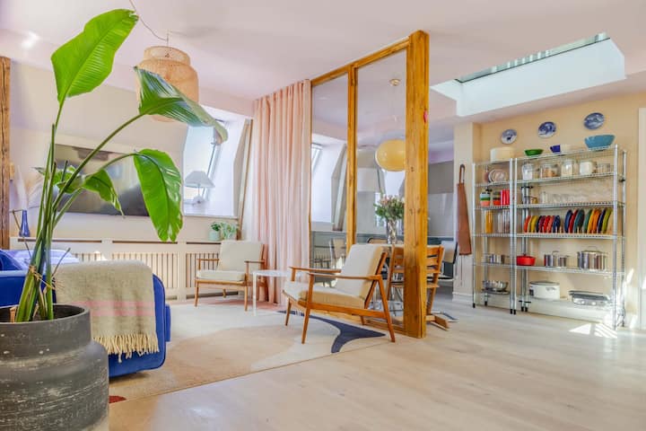 Charming & Spatial Two-story Loft Apartment - Köpenhamn