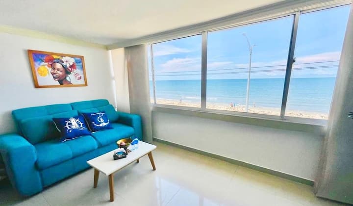 Apartamento Cómodo Con Vista Al Mar - Cartagena, Colombia