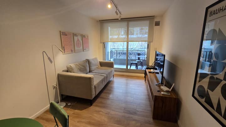 One-bedroom Designer Apartment In Barrio Martin - Rosario