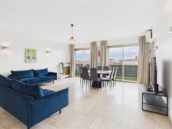 Central -300m Palais- Seaview-a/c-wifi-spacieux - French Riviera