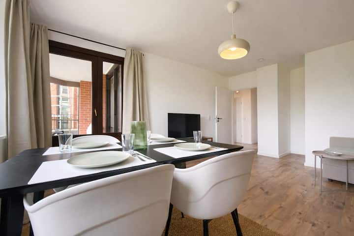 Rheinblick 2z, Balkon, Messe, Küche, Parkplatz - 뒤셀도르프