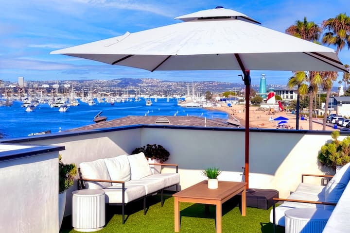 Harbor View Rooftop | 2-min To Sand & Pier | A/c - Newport Beach, CA