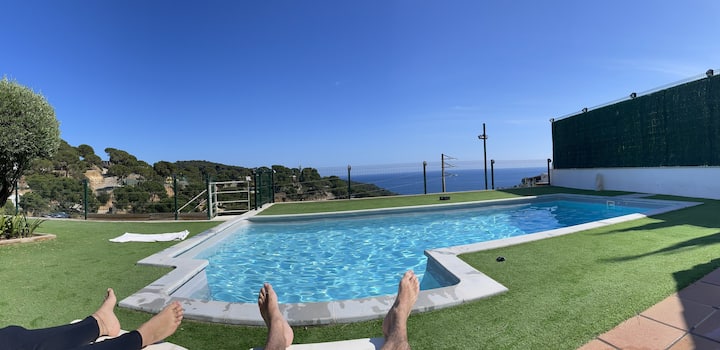 Sea-view Cozy Aptm W Private Garden And New Pool ! - Tossa de Mar