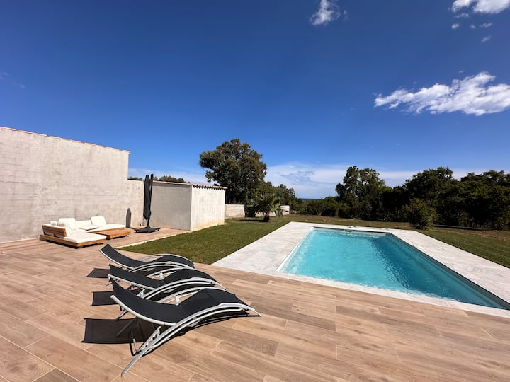Villa Arcavia - Piscine & Jardin - 6 Personnes - Pinarellu