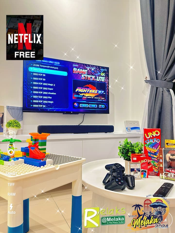 Ambercove-5pax Playground|netflix|tvgame|jonkerst - Malacca