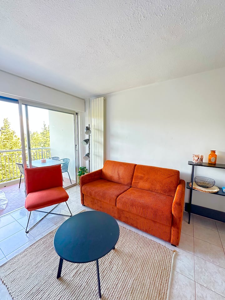 Studio Lumineux, Piscine Et 10min à Pieds Plages - Mandelieu-la-Napoule