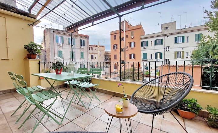 Camilla’s Terrace Apartment Rome_pigneto - Roma