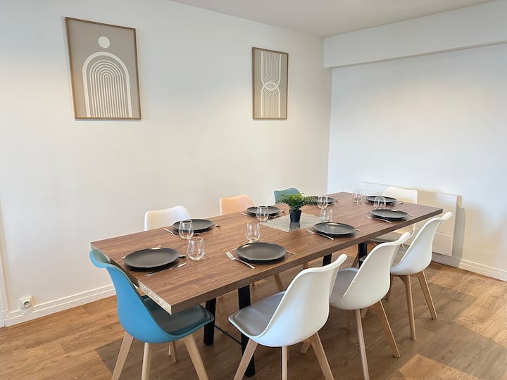 Appartement Spacieux Idéal Pour 8p Près De Rouen - Normandy