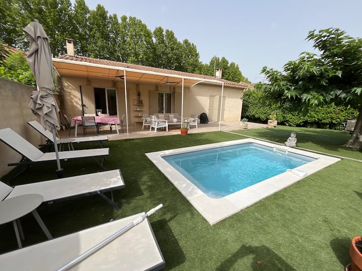 Jardin,piscine 4x2,50 ,Parking Privé,clim,bbq,wifi - Saint-Rémy-de-Provence