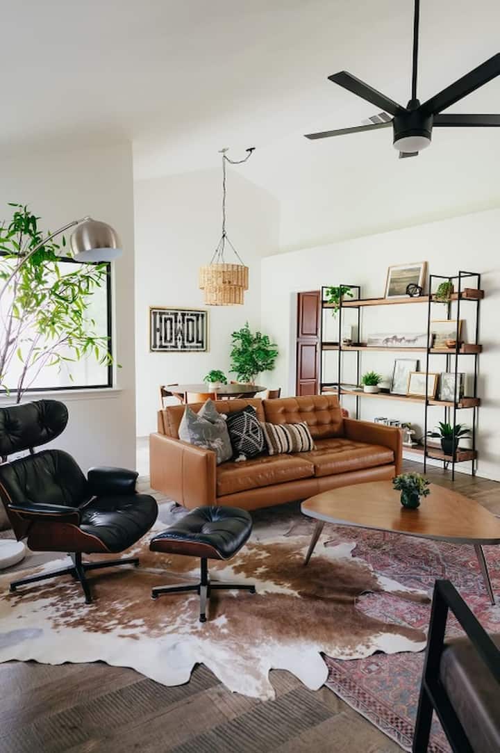 38min From Fifa Event 3br/office - New Mid Century - 登頓