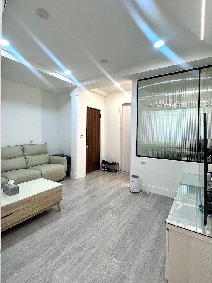 Bright 2br Taipei Apt|fast Wifi|near Mrt Xingtian - Keelung City
