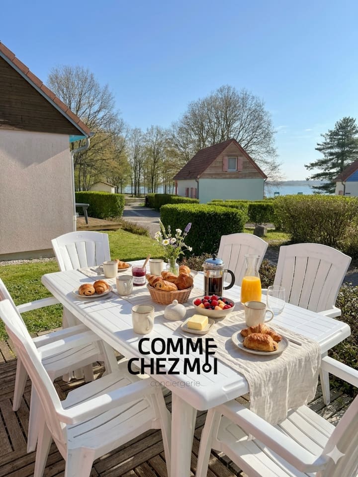 Maison Aux Lits Du Lac Vue Plage - 2 à 6 Personnes - Marne