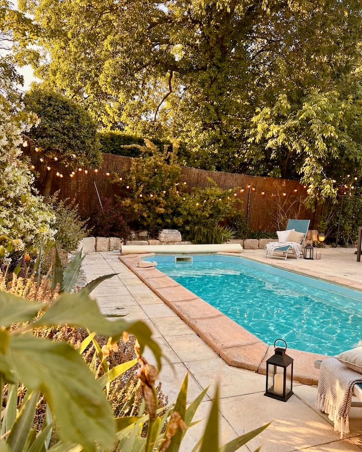 Maison Lavandula. Piscine Vue Alpilles - Saint-Rémy-de-Provence