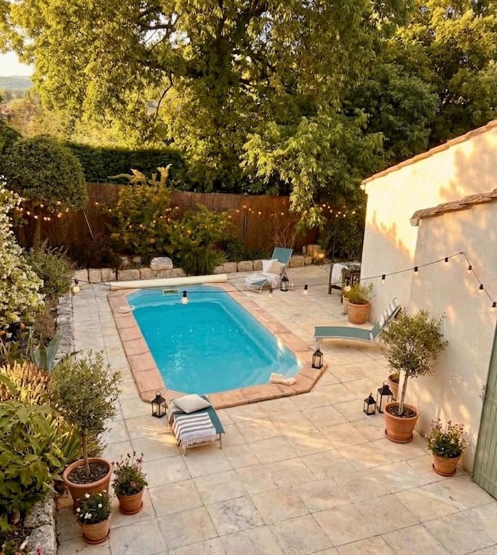 Maison Lavandula. Piscine Vue Alpilles - Saint-Rémy-de-Provence