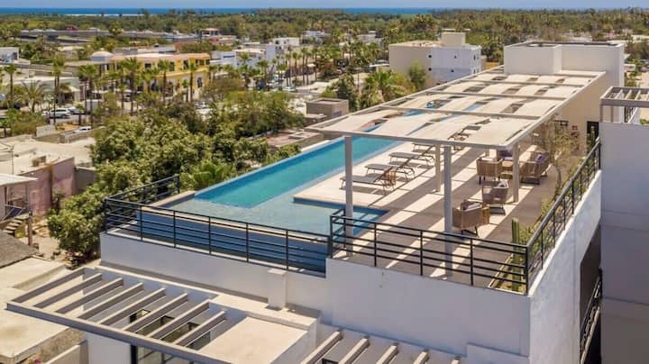 Art District: Designer Condo W Infinity Pool & Gym - San José del Cabo