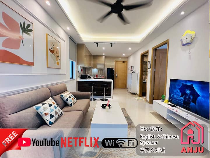 Comfy 1br Unit At R&f Princess By Anju - Johor Bahru