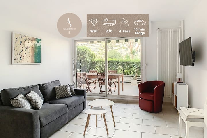 Le Master * 4 Pers * Piscine * Climatisé * Golf - Mandelieu-la-Napoule