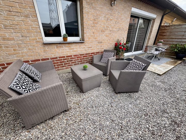 *Coud’de Coeur* Maison 40 M2 + Terrasse - Bergues