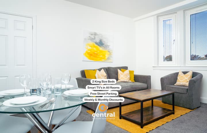 Smart Tvs In All Rooms | Free Parking | King Beds - Dundee