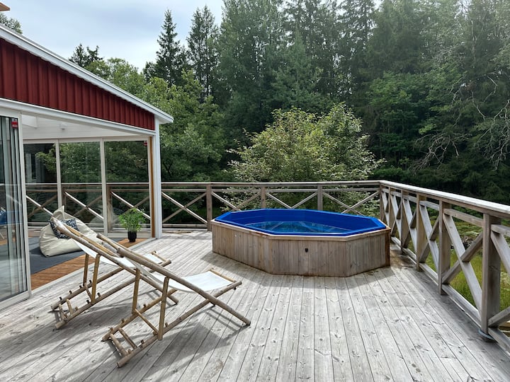 Härsjöhall - Fridfullt Och Sjönära Med Pool - Aéroport de Göteborg-Landvetter (GOT)