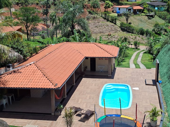 Casa De Campo / Granja Com Ar Condicionado - Juiz de Fora
