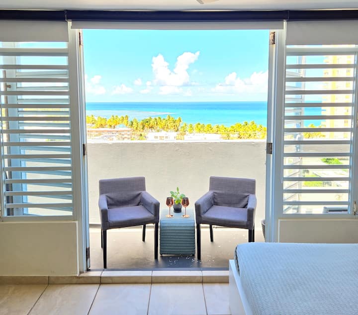 Ocean-view Penthouse With Balcony • Luquillo - Puerto Rico
