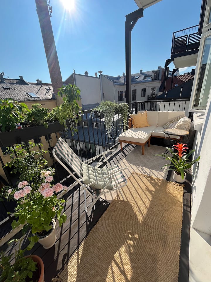 Koselig Leilighet Med Balkong På Løkka - Oslo