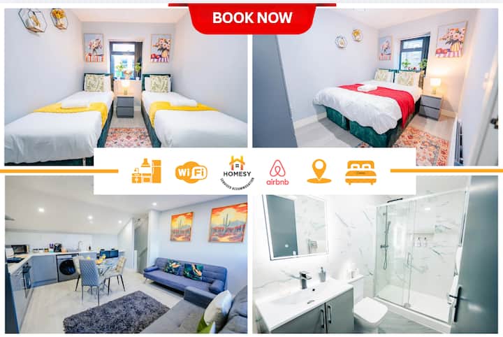 Central 1 Bed Flat Free Parking Long Stay Discount - Cardiff