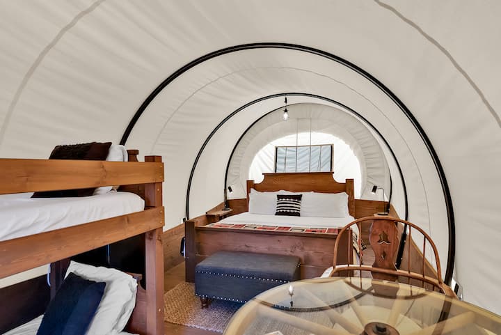 Moonchaser Conestoga Glamping Wagon - Bonners Ferry, ID