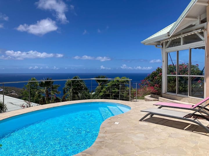 Villa Frangipanier, Vue De Rêve Et Piscine Privée - Martinique
