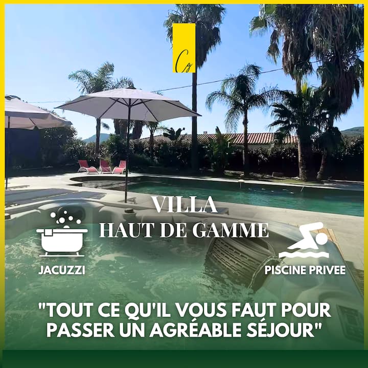 Villa Rossa - Piscine Privée - Jacuzzi - 12p - Carqueiranne