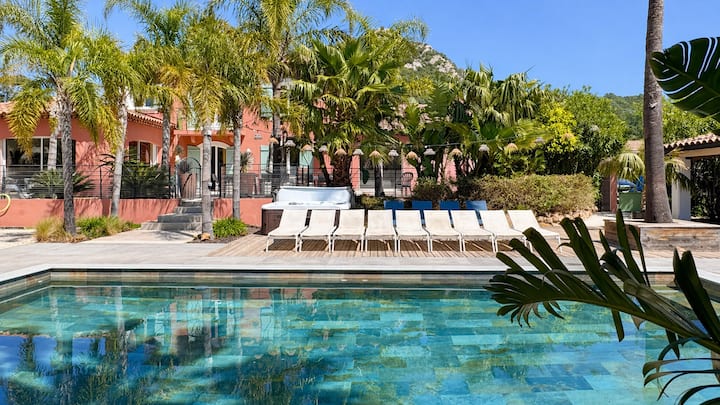 Villa Rossa - Piscine Privée - Jacuzzi - 12p - Hyères