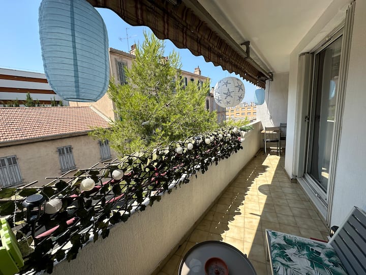 Grand Appartement-3 Chambres-clim-parking-terrasse - Marseille