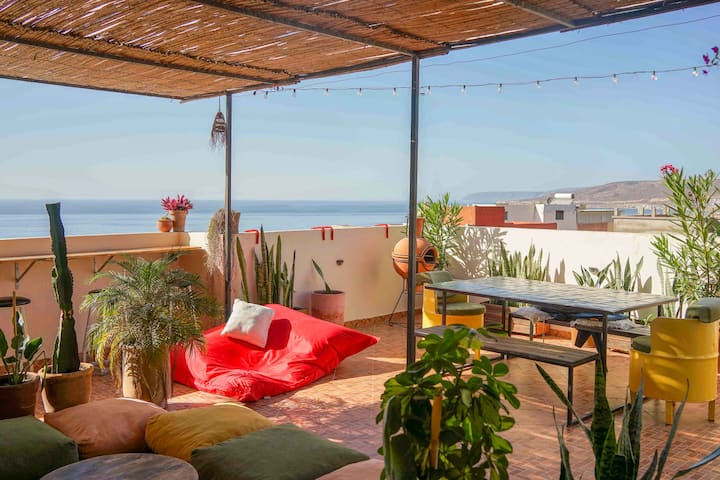 Les Terrasses | Appartement Vue Sur Mer à Tamraght - Morocco