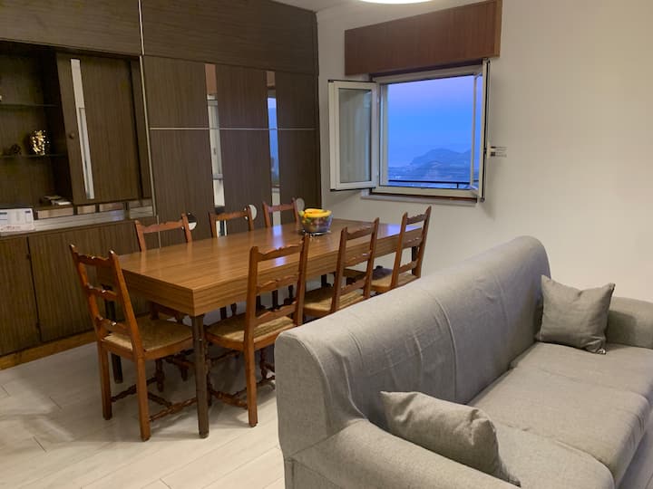 Vue Mer Panoramique - 2 Chambres - Plage à 10 Min - Patti