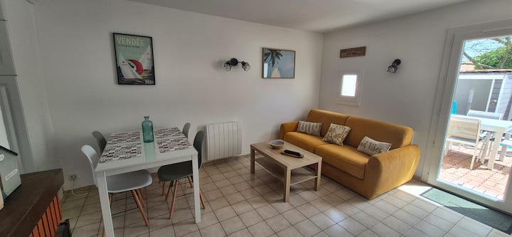 Maison Brétignolles/mer-5/6pers-2 Chambres-piscine - Vendée