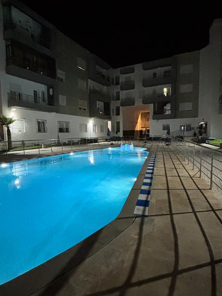 Appartement Azul (Piscine+parking) - Mohammédia