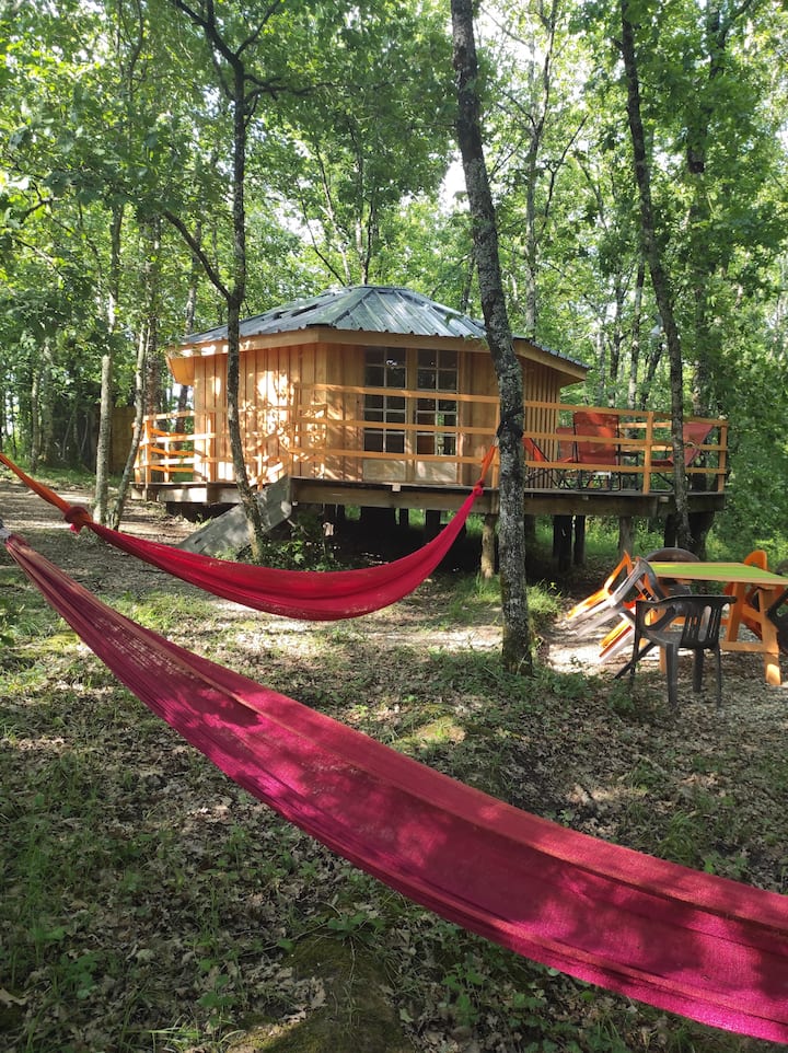 Cabane Yourte - Roquebrune